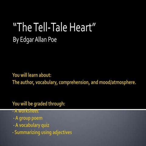 The tell tale heart pp | PPTX