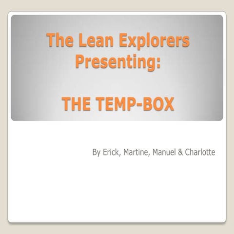 The tempbox | PPTX