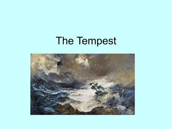 The Tempest | PPTX