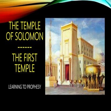 The Temple of Solomon | PPTX