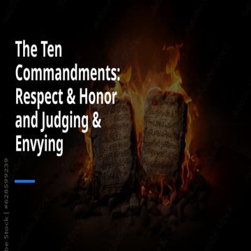 The Ten Commandments final and sundayschool | PPTX