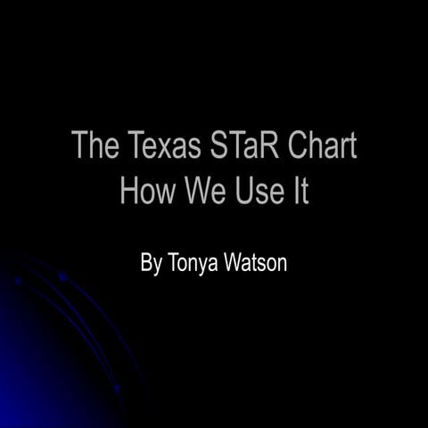 The Texas S Ta R Chart | PPT | College Education | Education