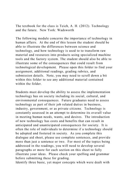 SCIENCE TECHNOLOGY AND SOCIETY MODULE 1 | PDF