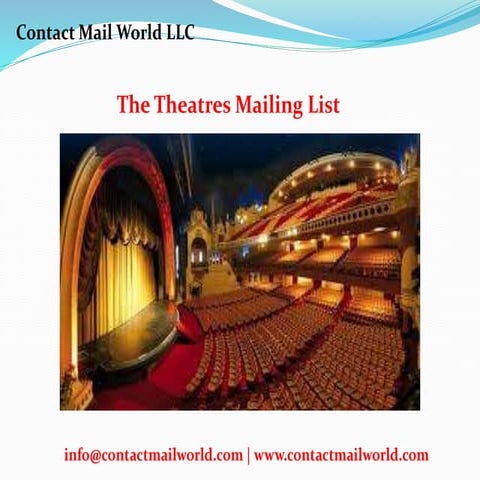 Retail industry mailing list | PPTX