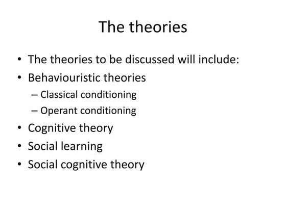 Behaviorist learning theories | PPT | Zoos & Aquariums | Attractions