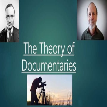 Basic Documentary Genres Outline