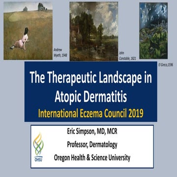 The therapeutic landscape in atopic dermatitis | PDF