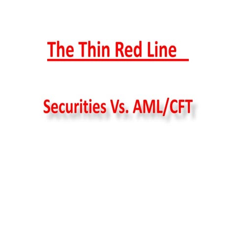 The thin red line | PPTX | Stocks and Bonds | Personal Investing
