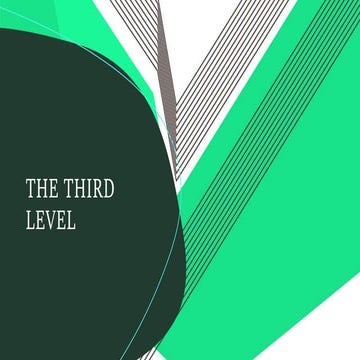 The Third Level - Class 12 - English Vistas | PPTX