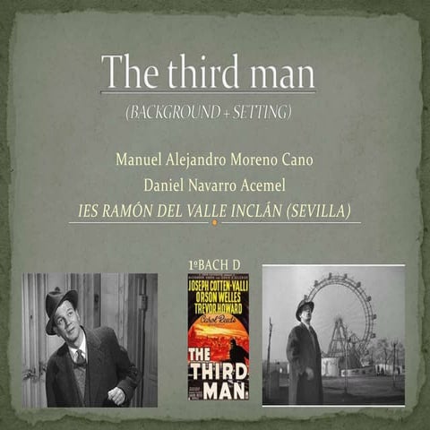 The third man | PPTX
