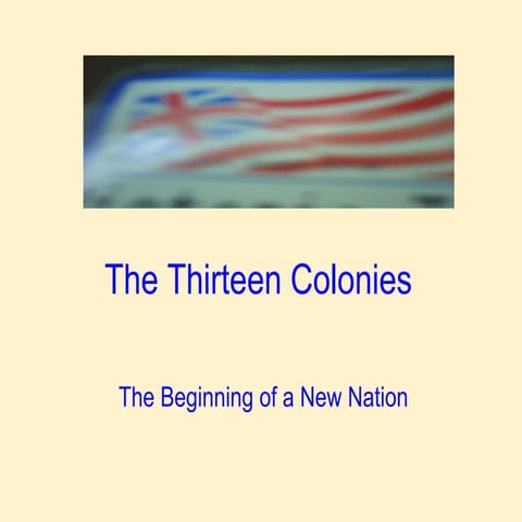 The thirteen colonies | PPT