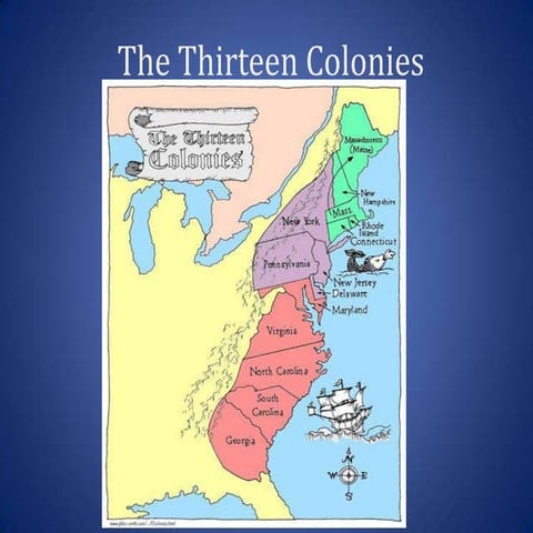 The Thirteen Colonies | PPTX