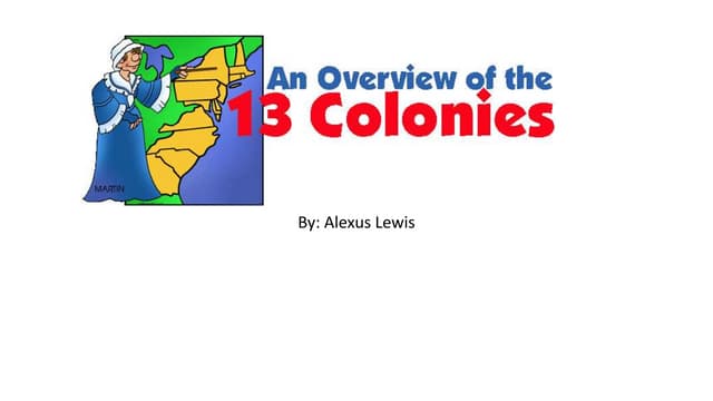 13 colonies mnemonic | PPTX