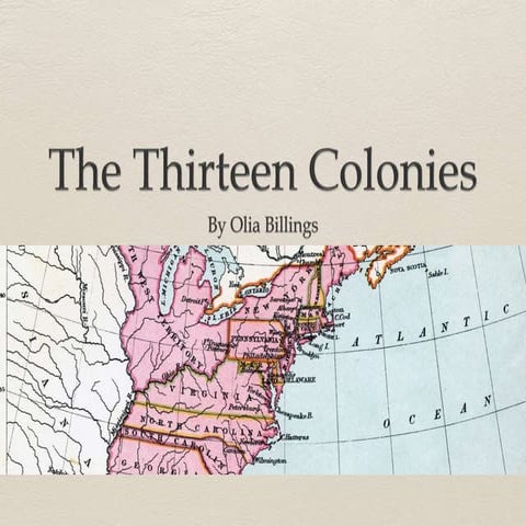 The thirteen colonies | PPT