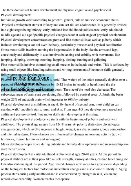 Stages of development | PPTX