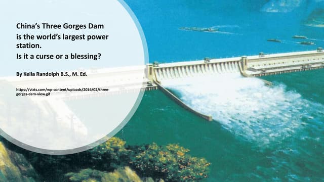 Three gorges dam project | DOCX