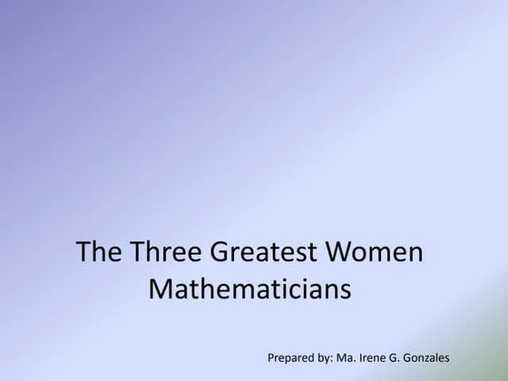 mujeres cientificas | PPT