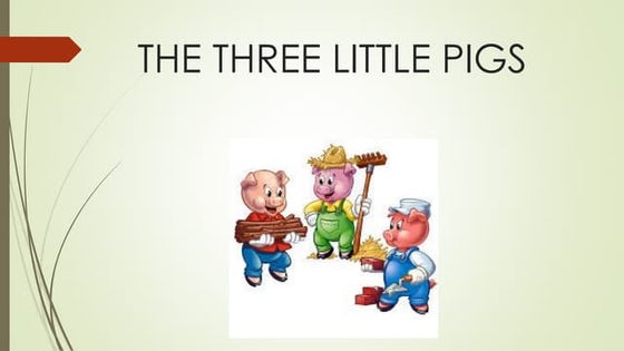 Cuento de los tres cerditos en inglés | DOCX