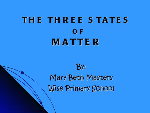States Of Matter Power Point | PPT | Chemistry | Science