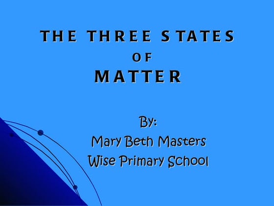 The three states | PPT