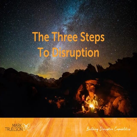 The three steps to disruption | PPT