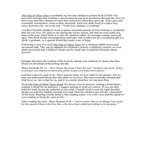 The three trees | PDF