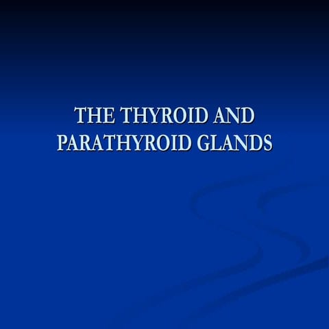The thyroid and parathyroid glands | PPT
