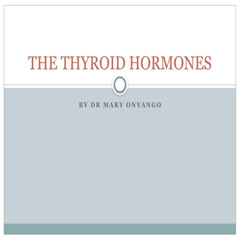 THE THYROID HORMONES in pharmacology 2.pptx