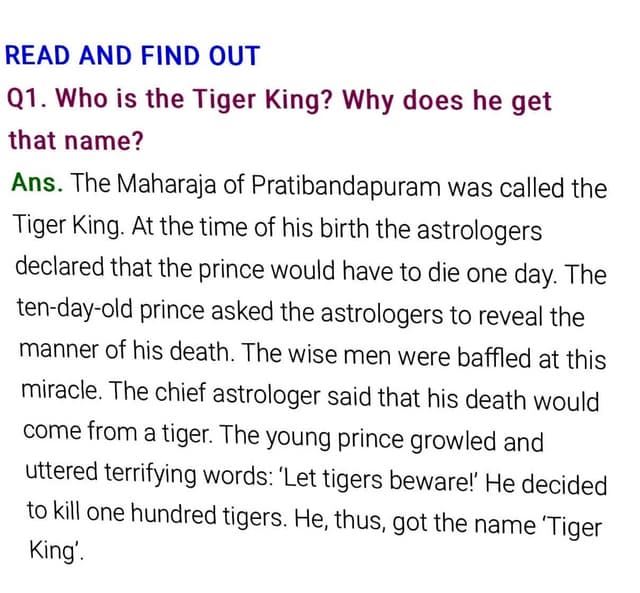 Tiger King Class-12 PPT.pptx | Hunting and Shooting | Sports