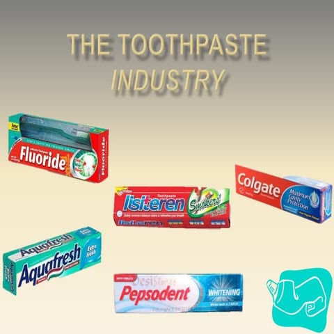 The toothpaste industry of India - 2012 | PPTX