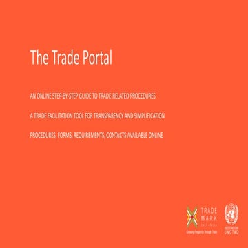 The Trade Portal_UNCTAD_SWC2016 | PDF