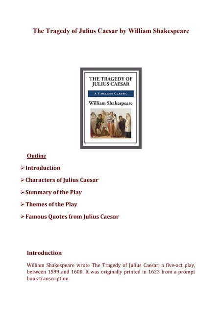 Julius Caesar - PPT | PPTX