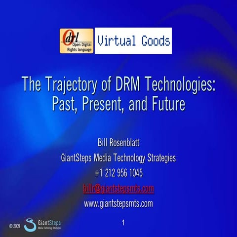 The Trajectory Of DRM Technologies | PPT