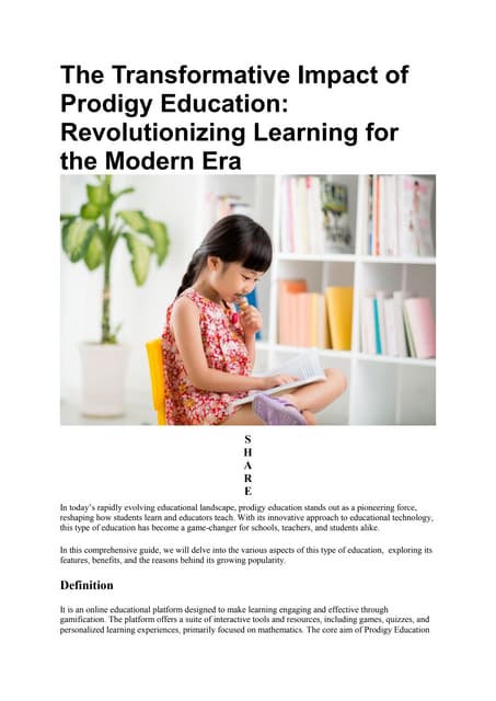 How Prodigy Helped More Texas Students Succeed | PDF | Standardized ...