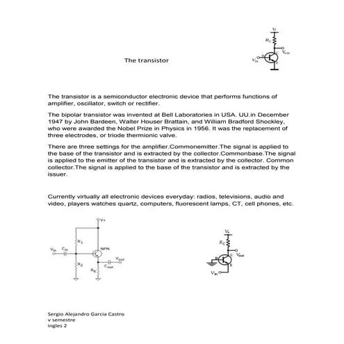 The transistor | PDF