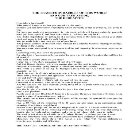 Qur’anic Portrayal of the Phases of Life | PPTX