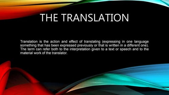 Methods Of Translation | PPT