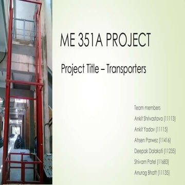 Analysis of Lifting Machine | PPTX