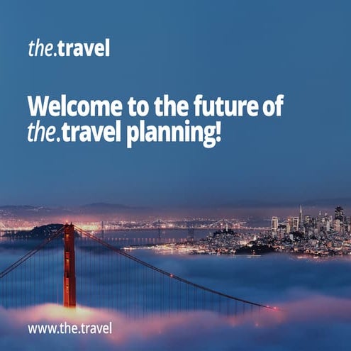 The.Travel - future of the travel planning | PDF