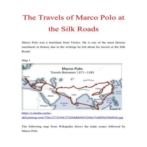 Marco Polo And The Silk Road Marco Polo: The Travel Writer Who Shocked