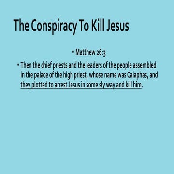 The Trial of Jesus Christ in the Gospels | PPTX