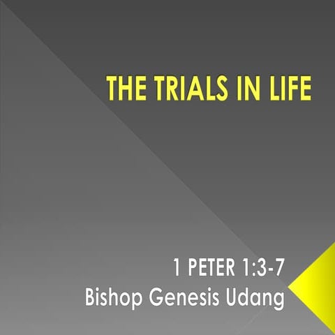 The trials in life | PPTX
