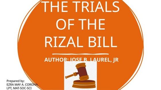 Debate and Opposition to the Rizal Law/Senate Bill 438 | PDF