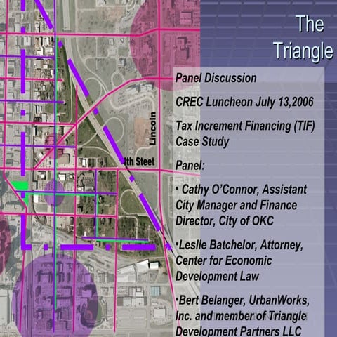 The triangle master plan & tif presentation for crec 071306 | PPT