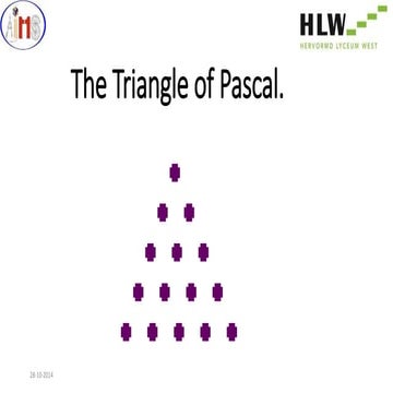 The triangle of pascal | PPTX