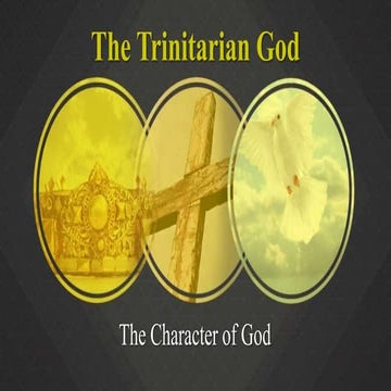 The Trinitarian God, Seth Gatchell, July 8 2018 | PPTX