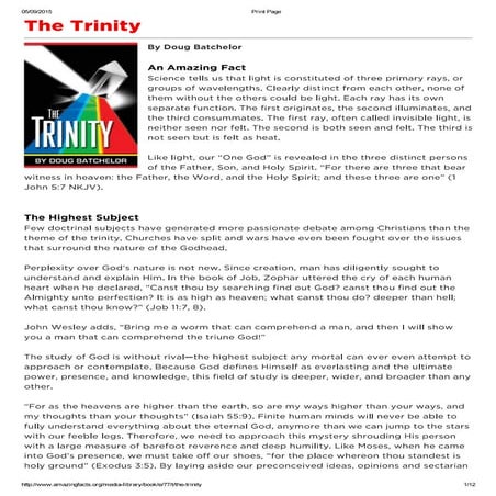 The trinity | PDF