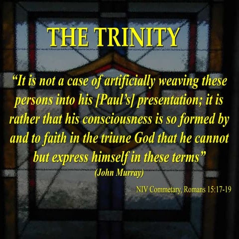The Trinity | PPTX | Christianity | Religion & Spirituality