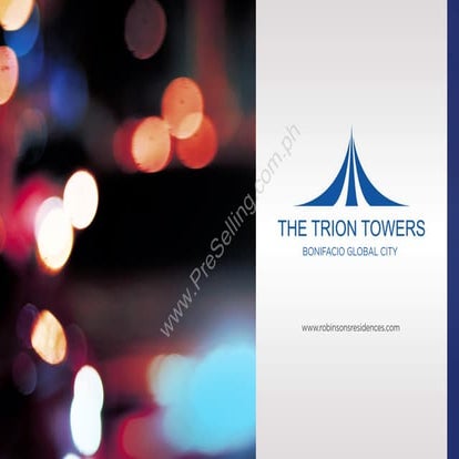 The Trion Towers - Robinson's Land - BGC | PDF
