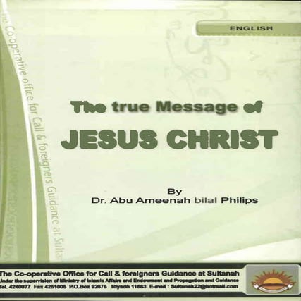 The true message of jesus chrst pbuh | PDF